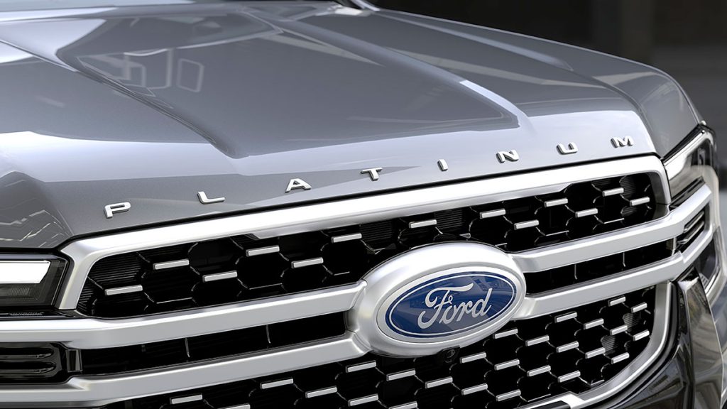 Luxus pur mit der Platinium-Ausstattung für den neuen Ford Ranger ...