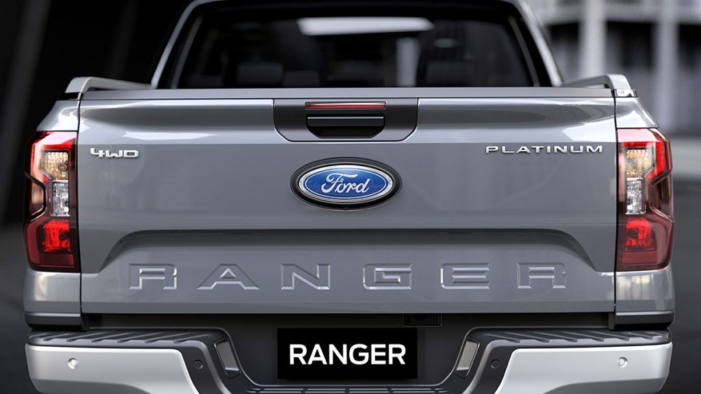 Luxus pur mit der Platinium-Ausstattung für den neuen Ford Ranger ...